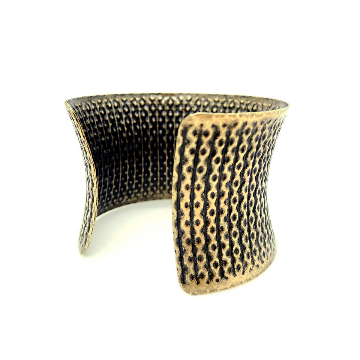 Bronze Braided Hand Cuff on Luulla