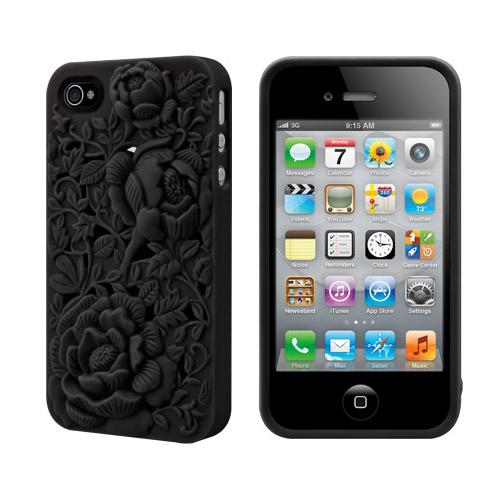 Embossed Roses Iphone 4/4s Case on Luulla