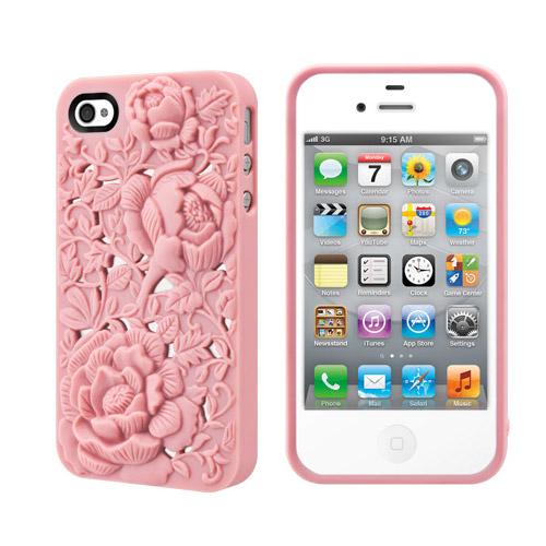 Embossed Roses Iphone 4/4s Case on Luulla